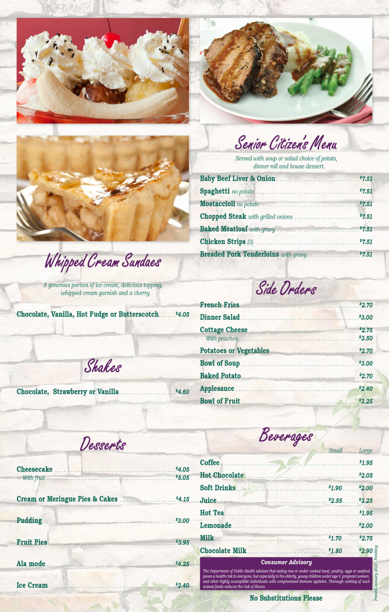 Family Restaurant Decatur IL | Dinner Menu | Lunch Menu